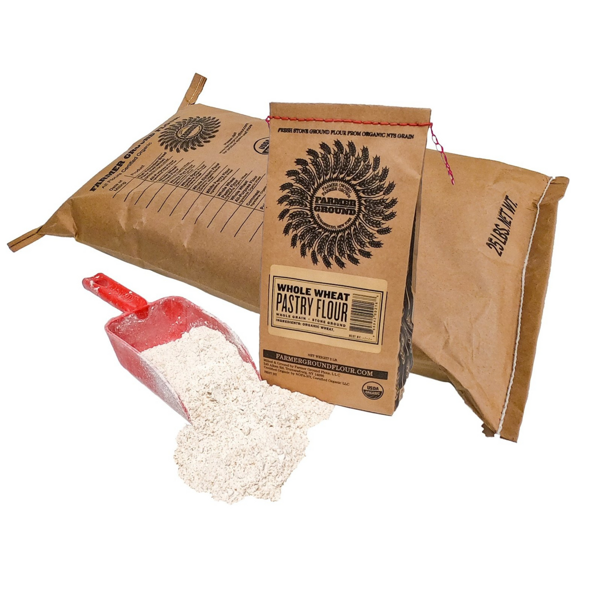 Flour, Whole Wheat Pastry Flour - Farmer Ground Flour – Harvest Direct